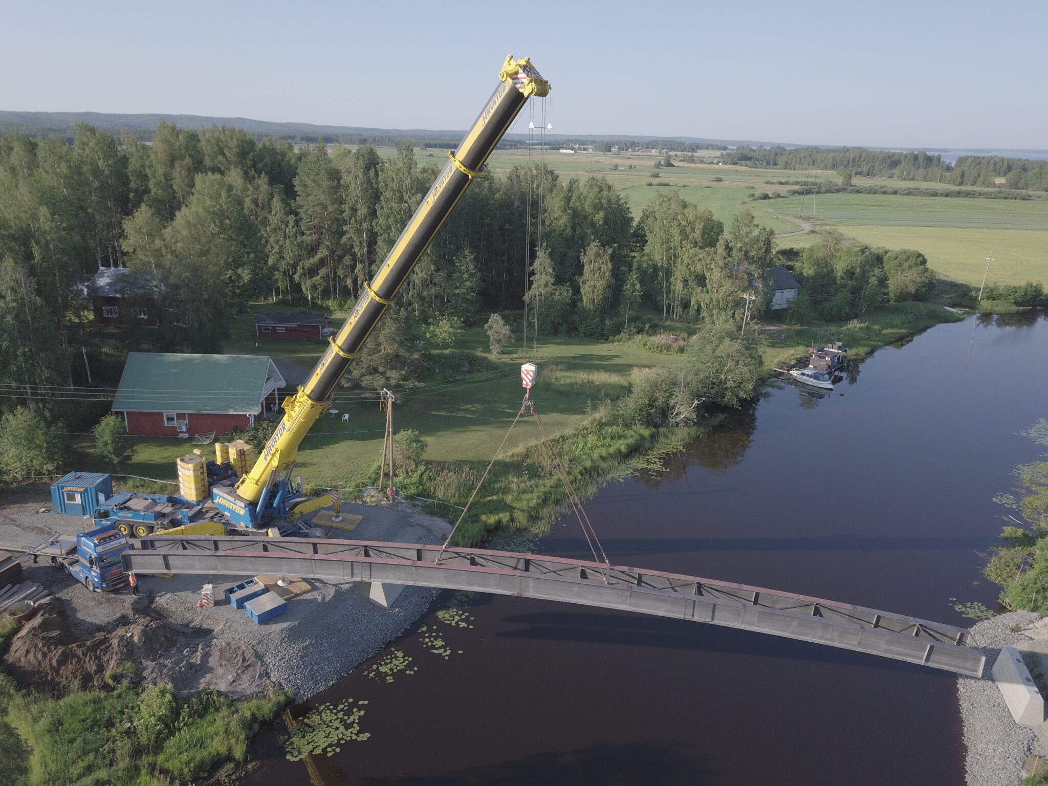Opintien silta(2018), Vimpeli, Vimpelin kunta - Kiintorakenne